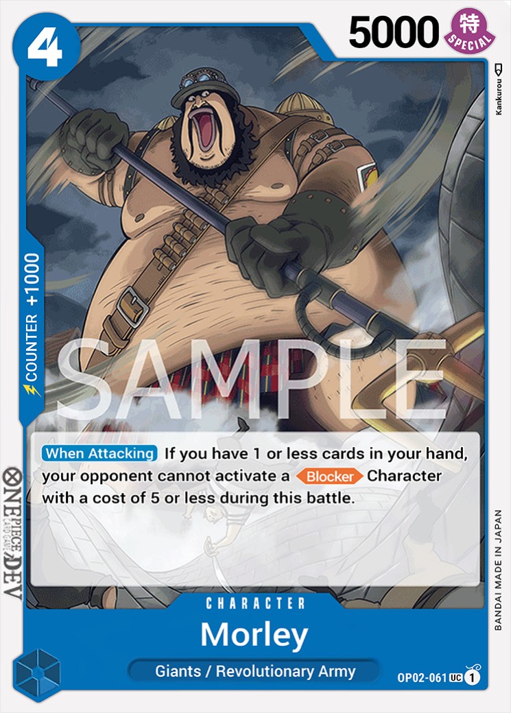 One Piece - Paramount War - Morley OP02-061 Uncommon - WooCards
