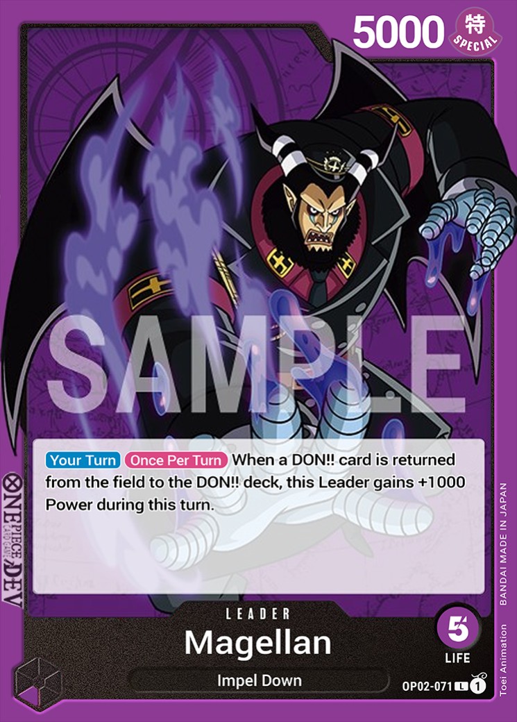 One Piece - Paramount War - Magellan OP02-071 Leader V.1 - WooCards