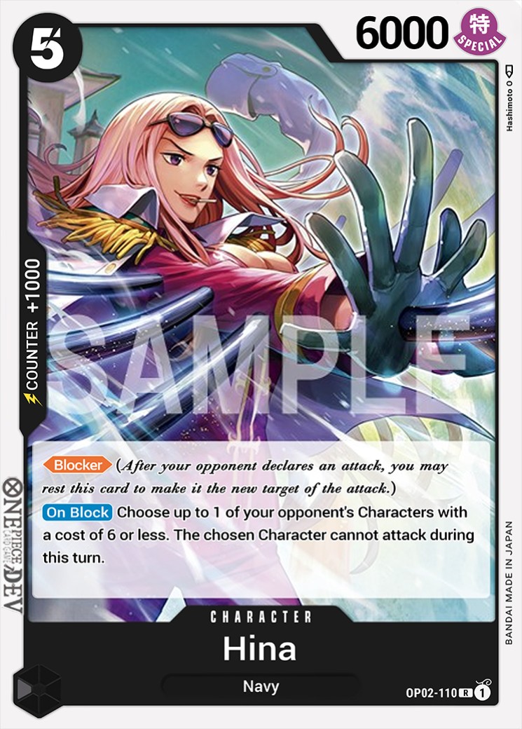 One Piece - Paramount War - Hina OP02-110 Rare - WooCards