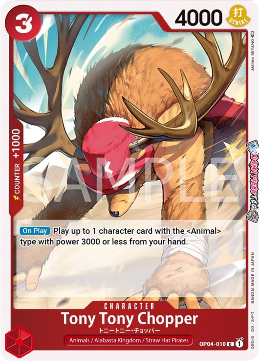 One Piece - Kingdoms of Intrigue - Chopper (OP04-010) Common v1 - WooCards