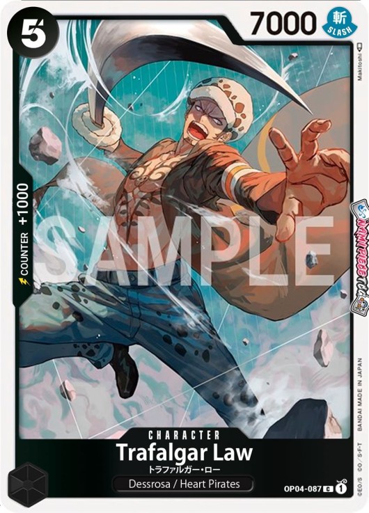 One Piece - Kingdoms of Intrigue - Trafalgar Law (OP04-087) Common v1 ...