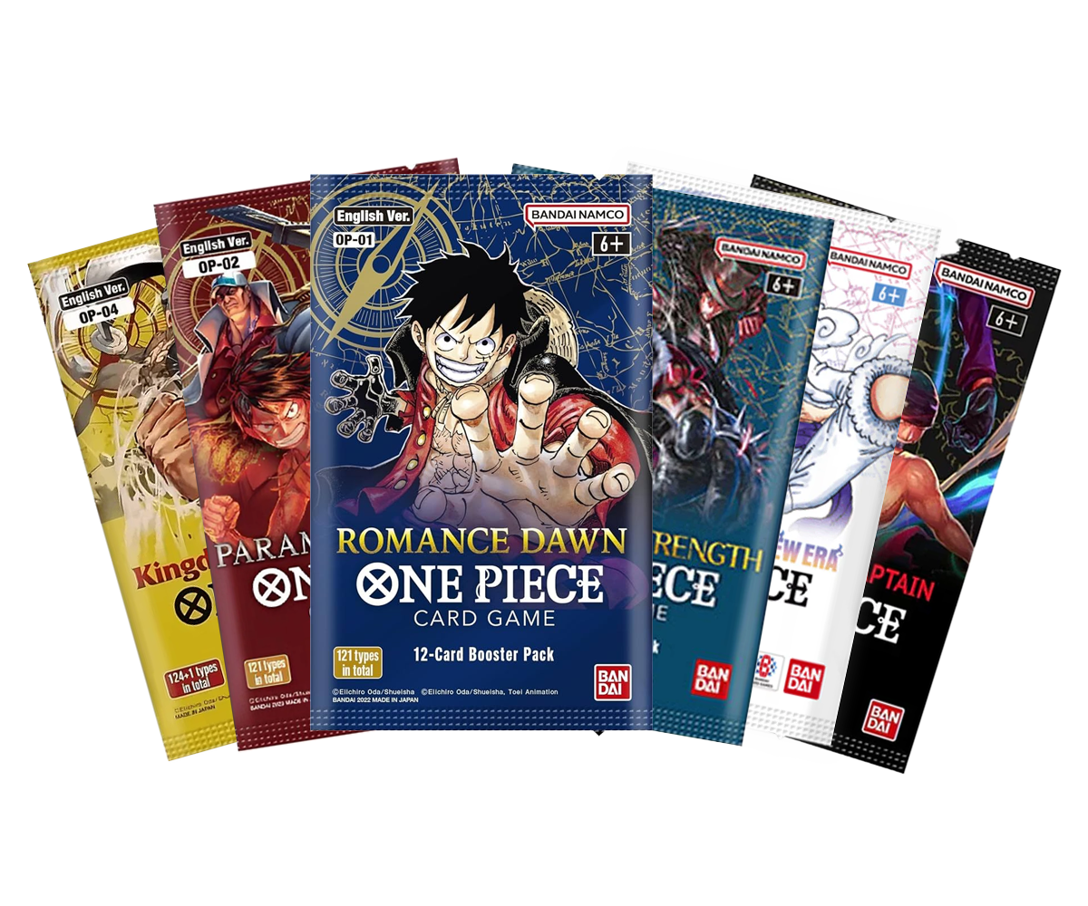 One Piece TCG: English Booster Pack Art Set (6 Packs) - WooCards