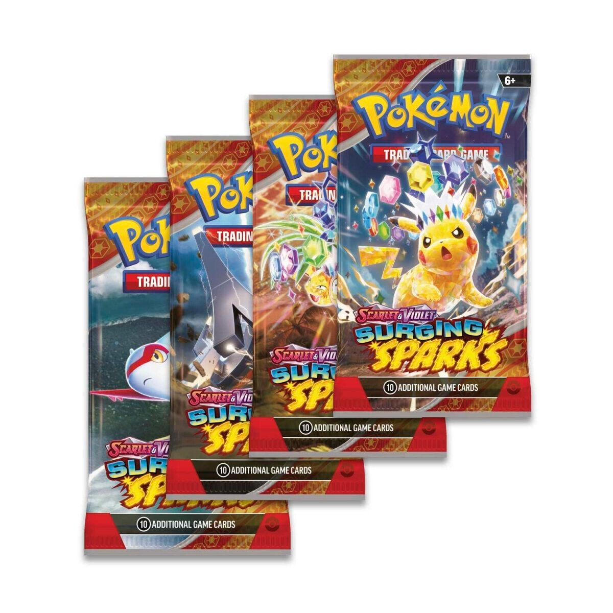 Surging Sparks – Art Set (4x Booster Pack) - WooCards