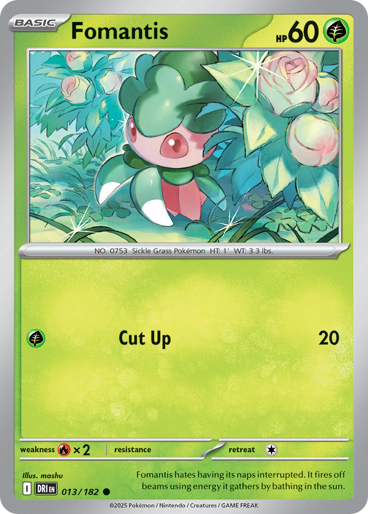 Destined Rivals - Fomantis 013/182 Common - WooCards